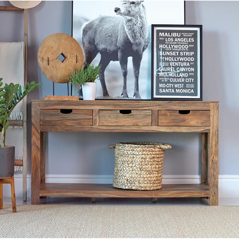 Cozzy Design Tucker 55'' Solid Wood Console Table | Wayfair